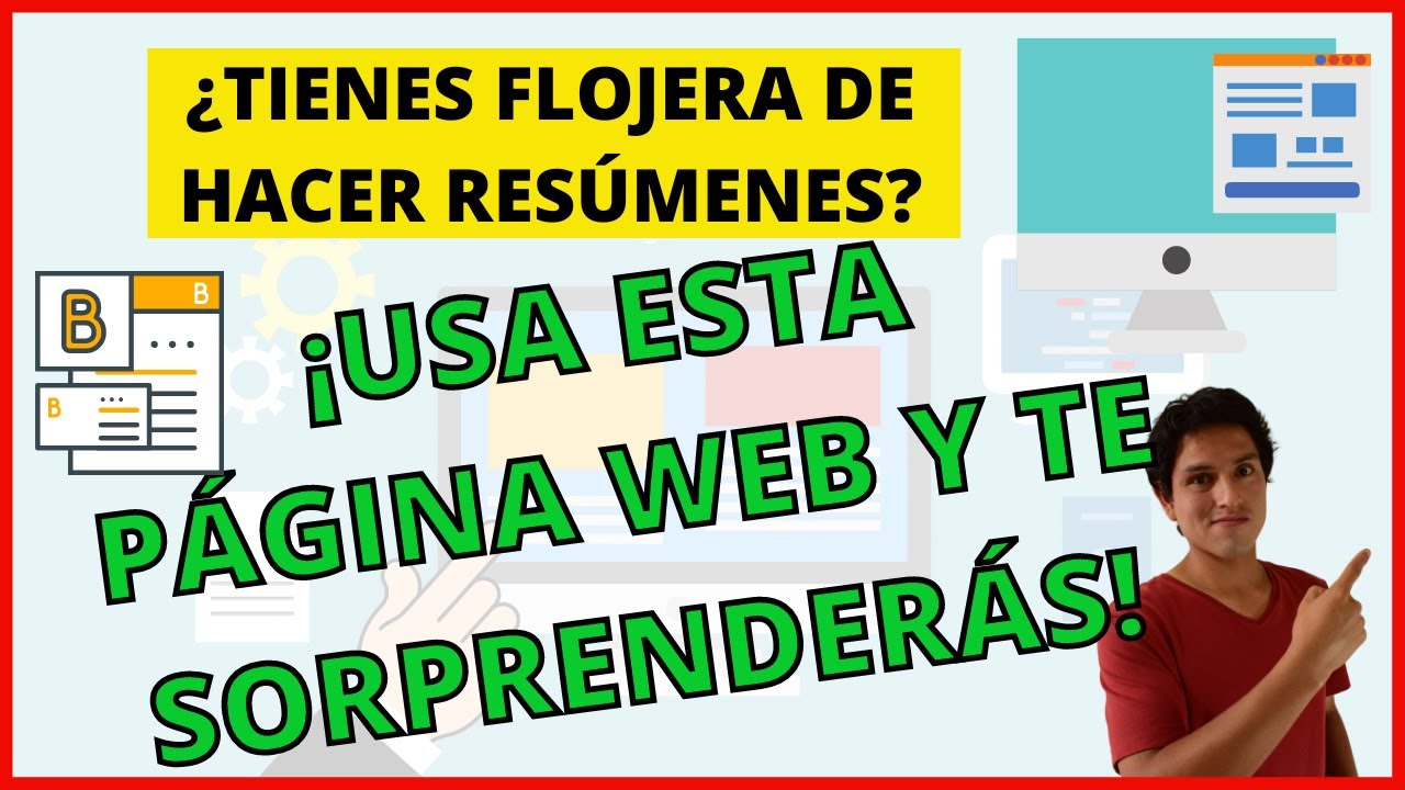 ¿LA MEJOR WEB PARA HACER RESUMENES ONLINE? - RAPIDO y FACIL😎💻 - YouTube