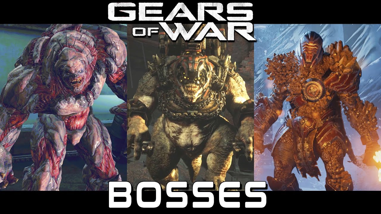All Bosses of Gears of War (2006-2020) - YouTube