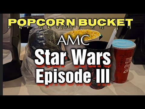 AMC Star Wars Episode 3 Popcorn Bucket and more. - YouTube