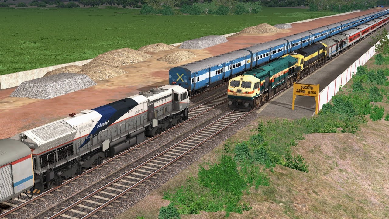 Single Line Crossing - OVERTAKE HUMSAFAR EXPRESS - HOW TO DOWNLOAD ...