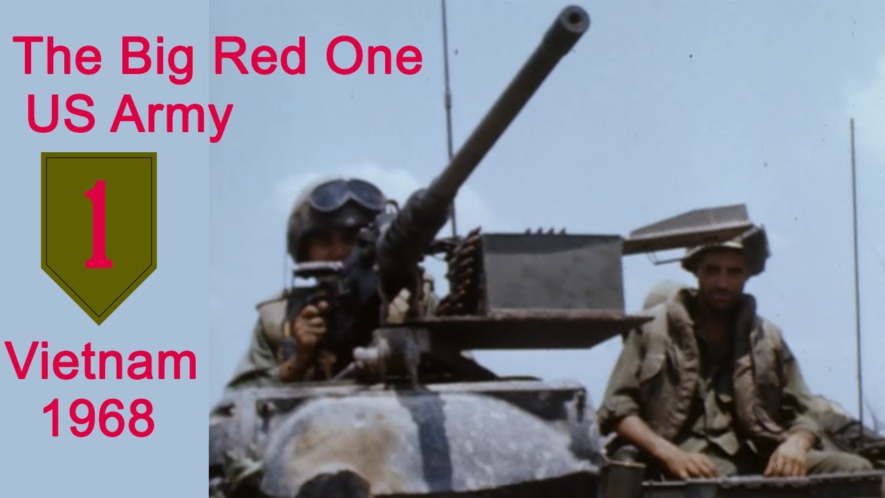 The Big Red One - US 1st Infantry Division Vietnam 1968 - YouTube