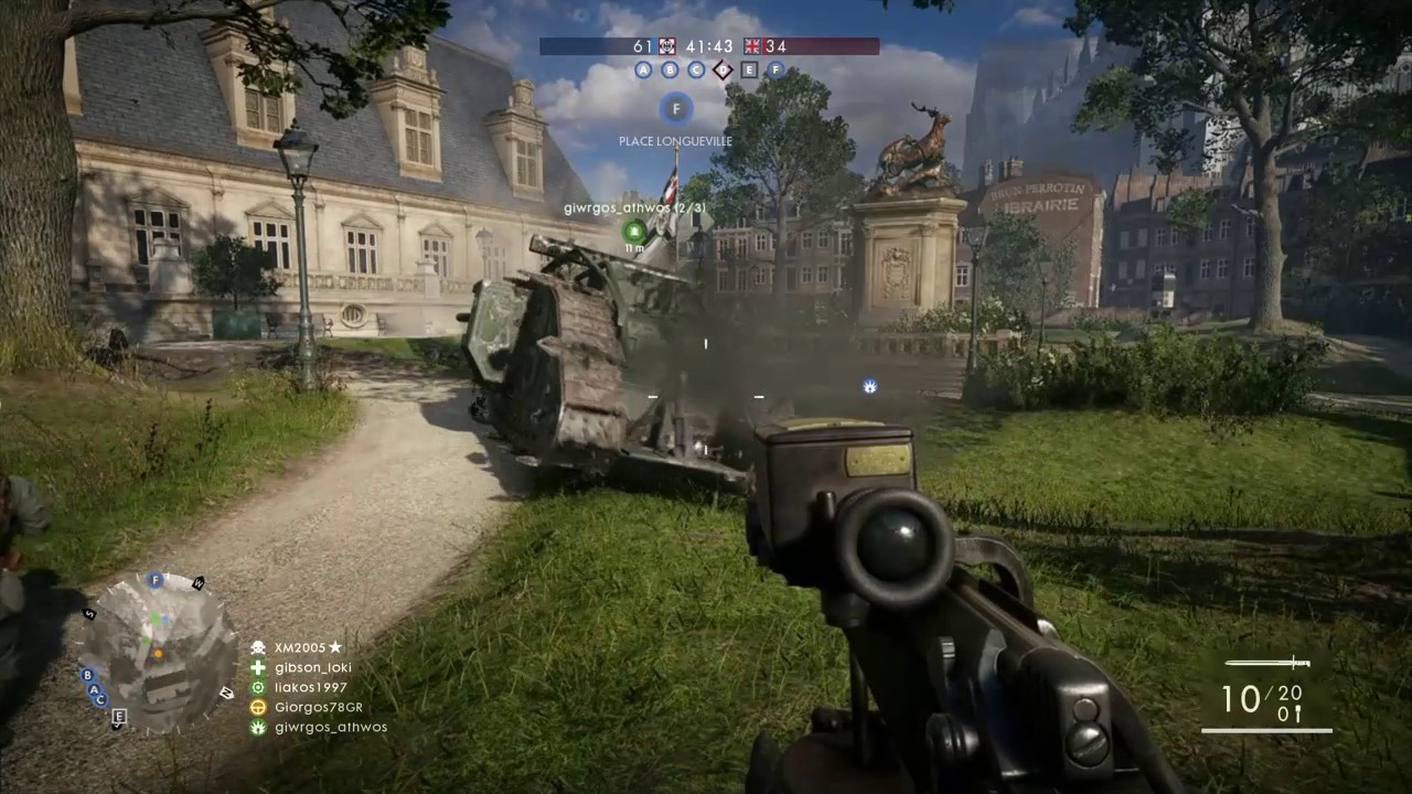 BATTLEFIELD GREECE: BF1 first week - YouTube