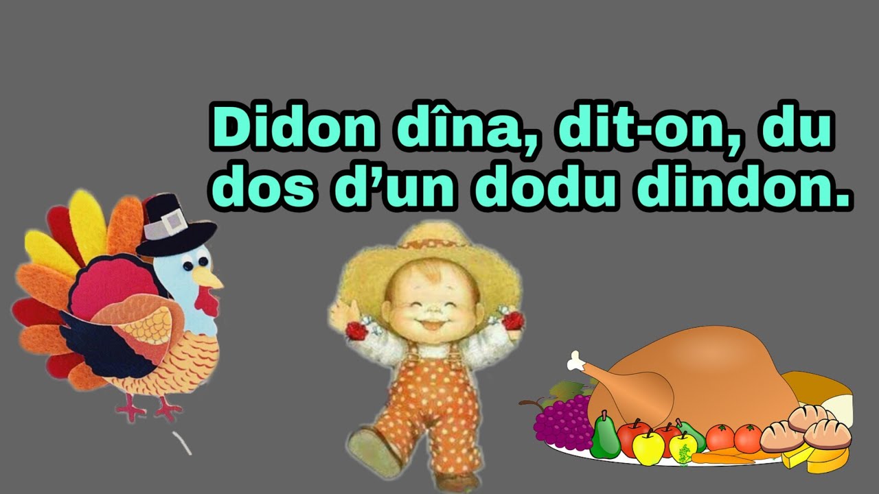 Tongue twister in French (Lesson 7). Didon dîna, dit-on, du dos d’un ...