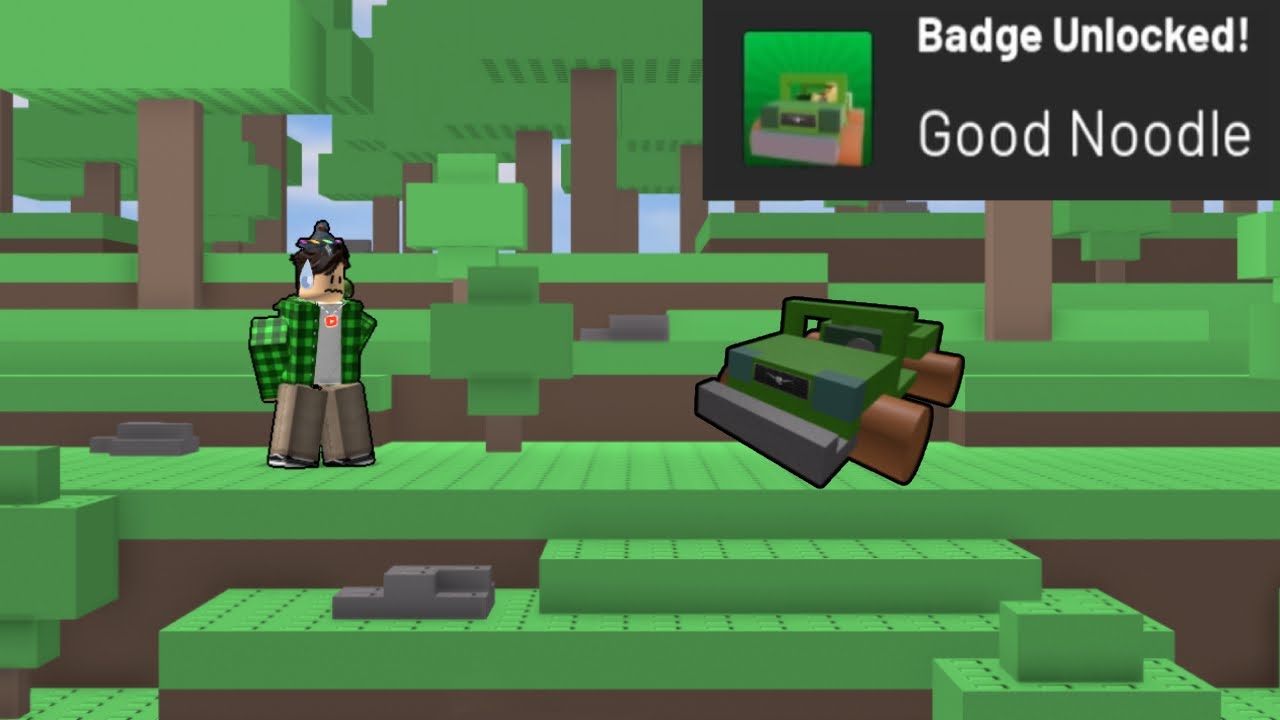 Obtaining The "Good Noodle" Badge | Block Tales - YouTube