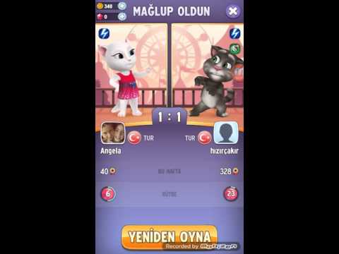 Talking Tom bubble shorter oynuyoruz