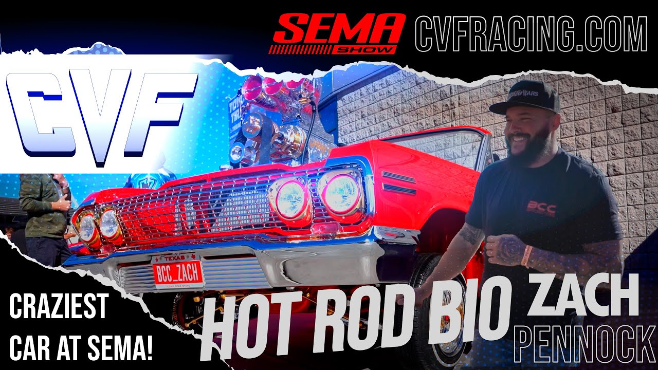 THE CRAZIEST CAR AT SEMA 2024! - Zach Pennock's 1963 Lowrider Impala ...
