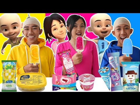PILIH KARAKTER UPIN DAN IPIN SESUAI ES KRIM 1 WARNA! | Mikael TubeHD