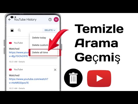 YouTube'da Arama Geçmişi Nasıl Silinir 2024.