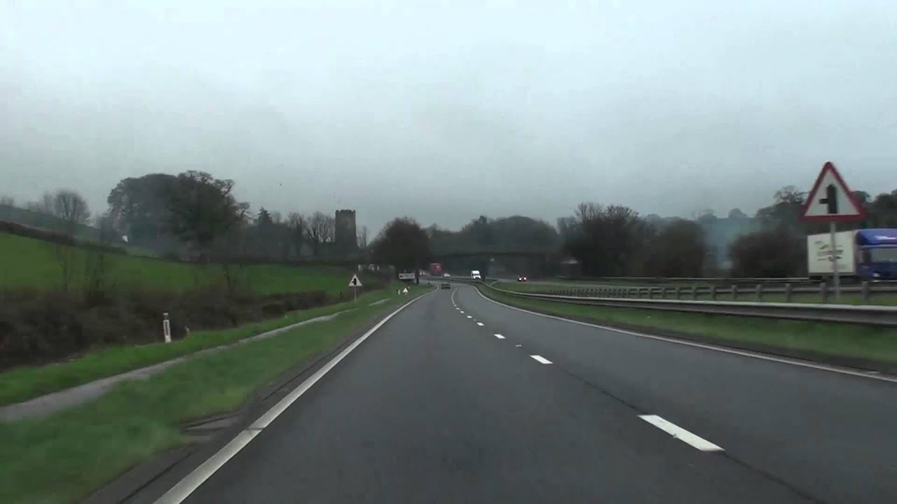 High Speed on J28 M5 Collompton South towards Plymouth 2nd January 2013 ...