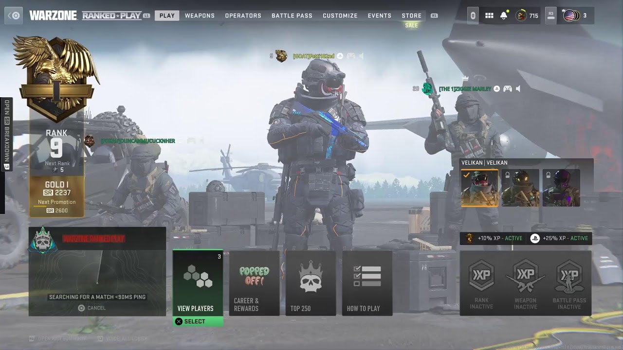 Warzone Ranked T250 Gold I - YouTube