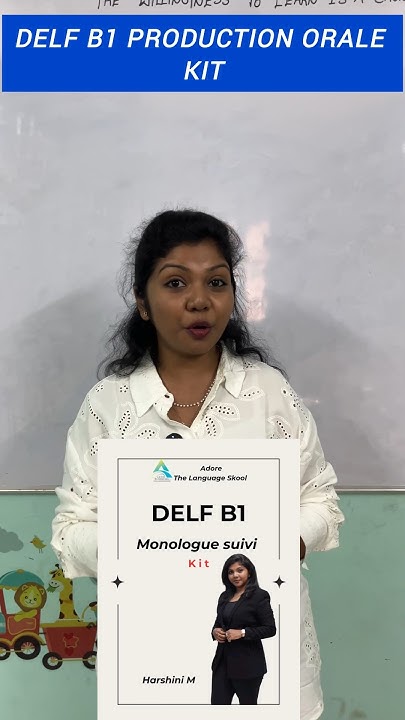 DELF B1 PRODUCTION ORALE KIT 🇫🇷 #delfb1 #B1orale #productionorale - YouTube