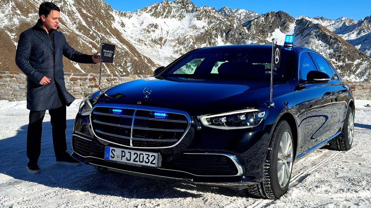 2025 Mercedes S Class GUARD V12 | NEW S680 Full Review Armored Interior ...