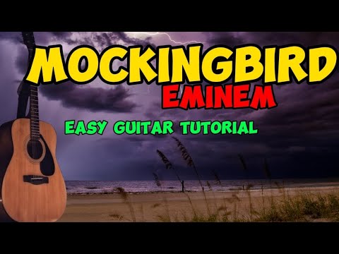 Mockingbird - Eminem | easy beginner guitar tutorials | guitar tabs and ...