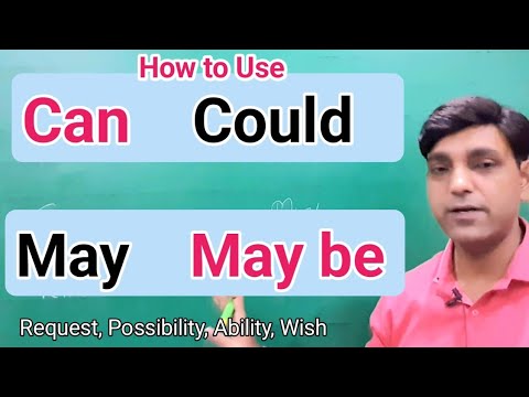 Use of May, Can, Could, Might | English Grammar | Important Modal Verbs ...