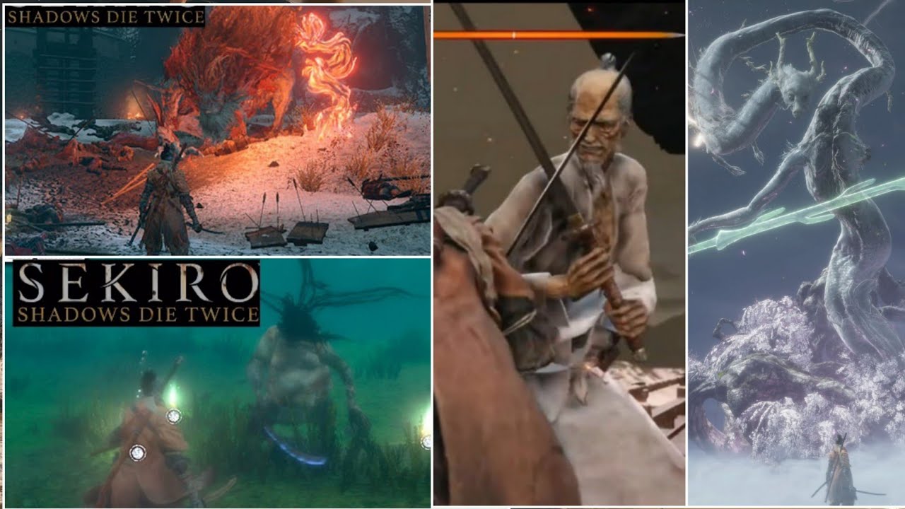 Sekiro: Shadows Die Twice / All Full Bosses - YouTube
