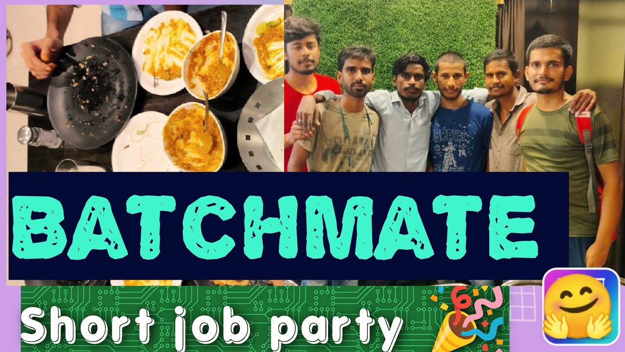 short job party 🥳🎉 with batchmate 😃😀||comedy😀 - YouTube