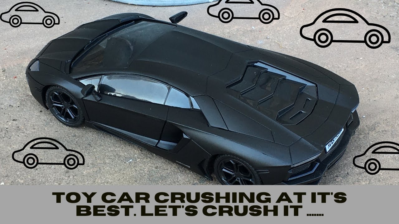 ASMR CRAZY TOY CAR CRUSHING CRUNCHING EXPERIMENT BY CAR. JUST LISTEN ...