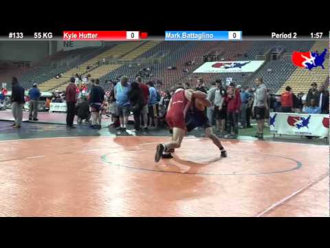 Last Chance Qual 55 KG: Kyle Hutter (HRWA) vs. Mark Battaglino ...