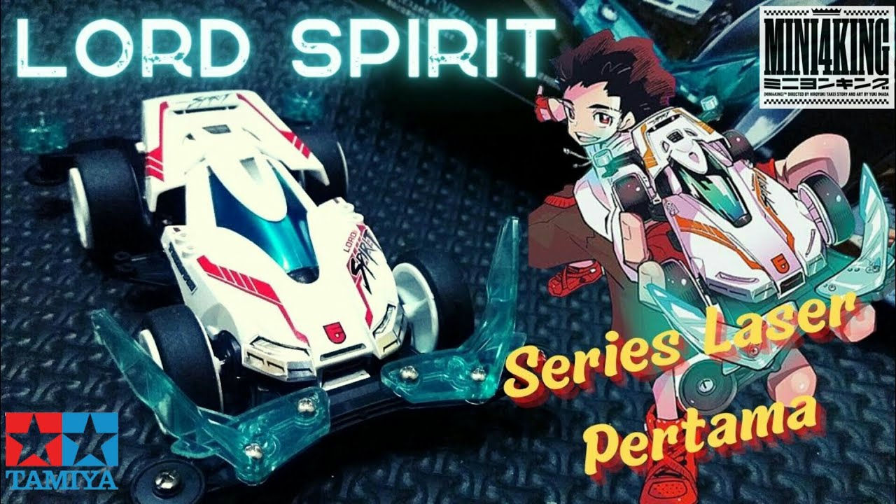 Unboxing - Review & Merakit - LORD SPIRIT - VZ Chassis TAMIYA Mini 4WD ...