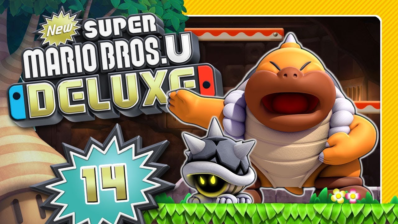 NEW SUPER MARIO BROS. U DELUXE 🌰 #14: Duell gegen Boss Sumo Bro - YouTube