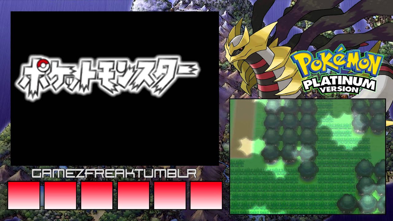Title Screen of Pokemon Platinum - YouTube