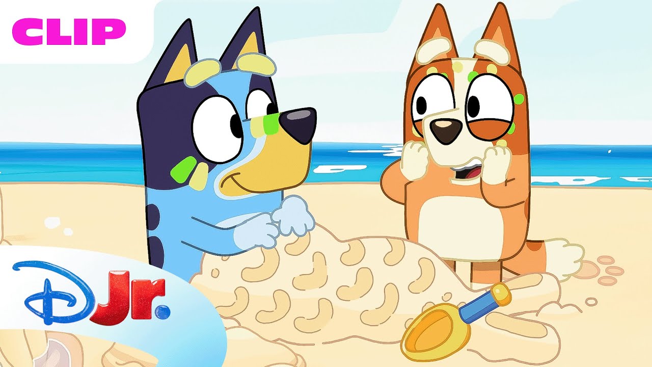 Bluey Season 1 "The Beach" Episode Clip | @disneyjr - YouTube