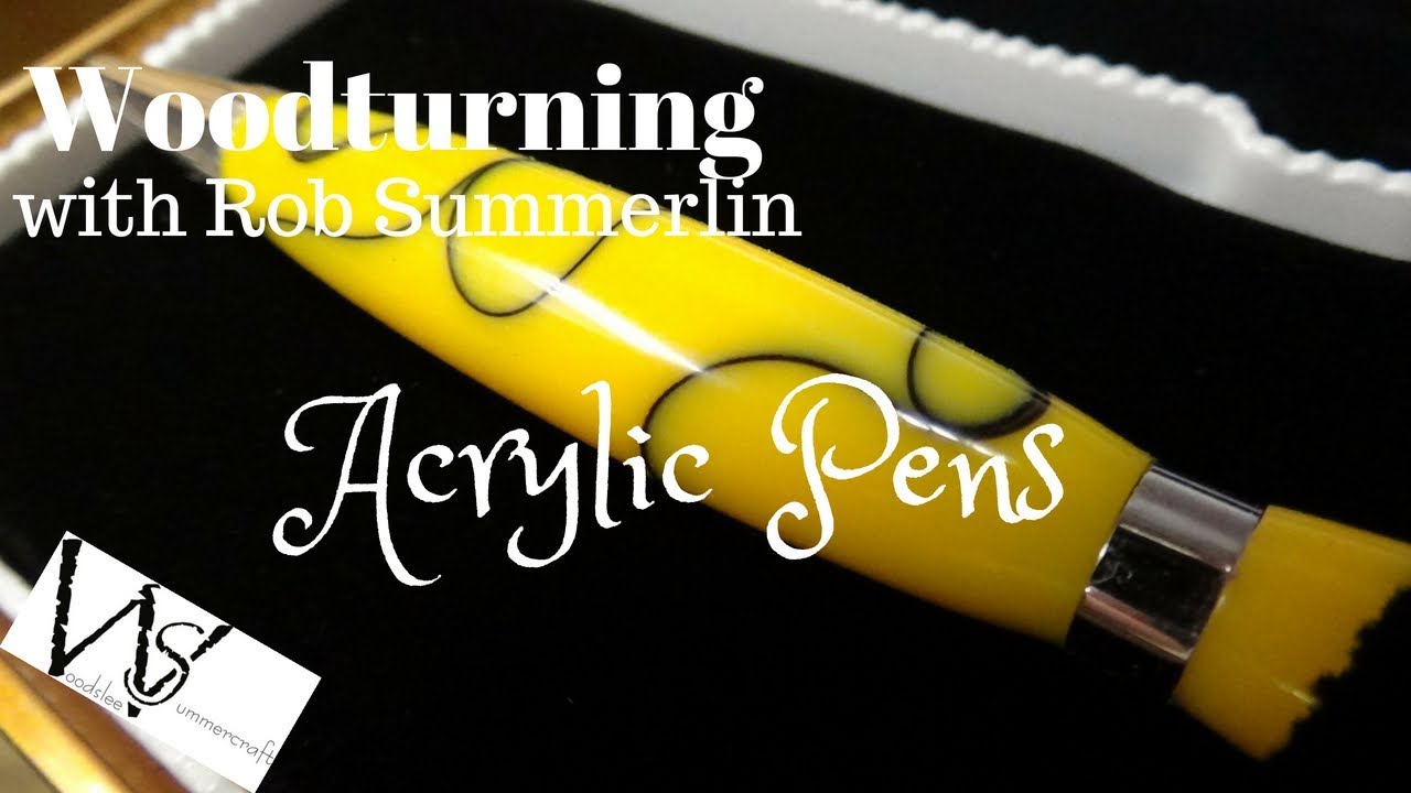 woodturning 111 turn acrylic pens - YouTube
