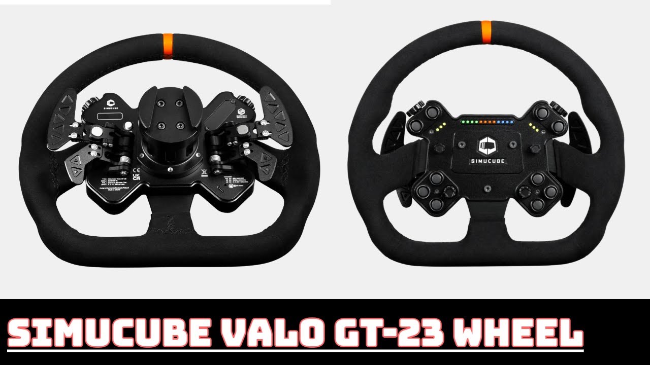 Simucube Valo GT-23 Wheel A-Z Review [subtitles click CC and choose ...