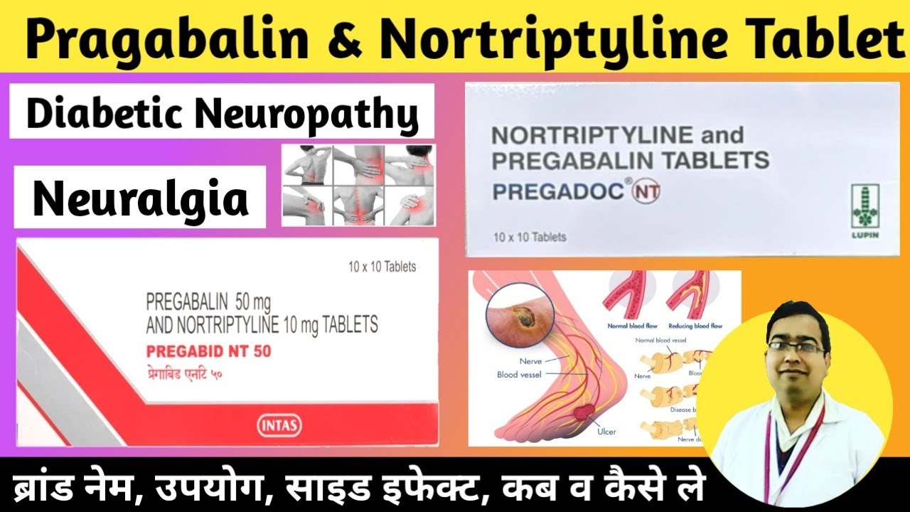 Pregabalin and Nortryptiline Tablets | Pregaba NT Tablet ...