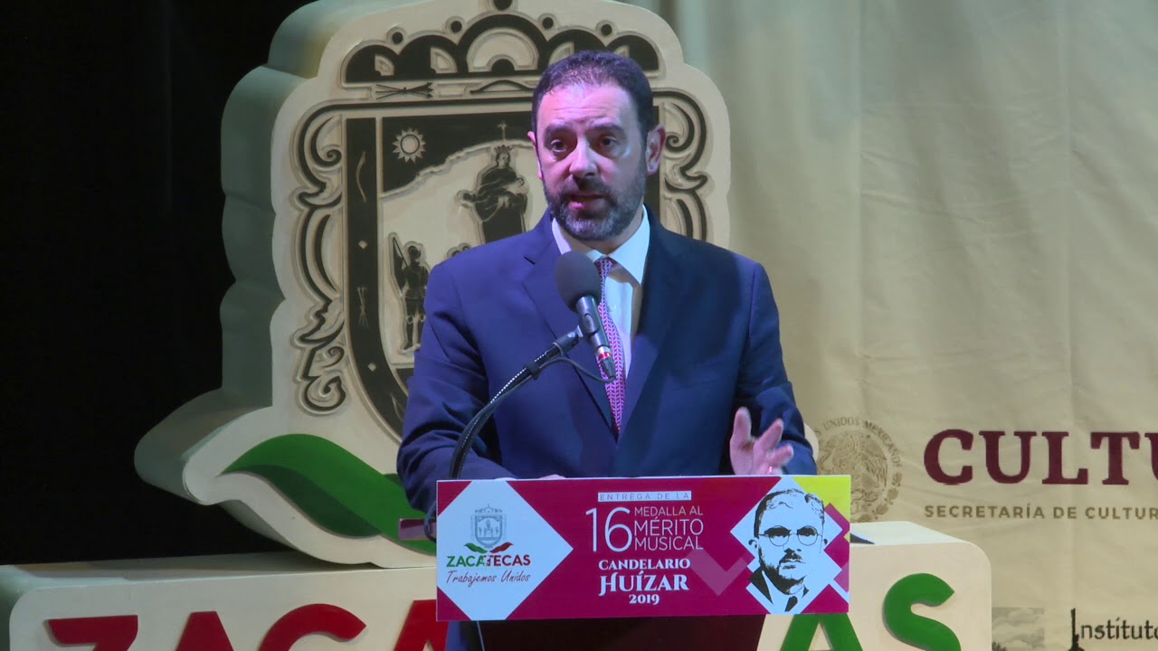 Discurso Alejandro Tello Cristerna Entrega Medalla Candelario Huizar ...