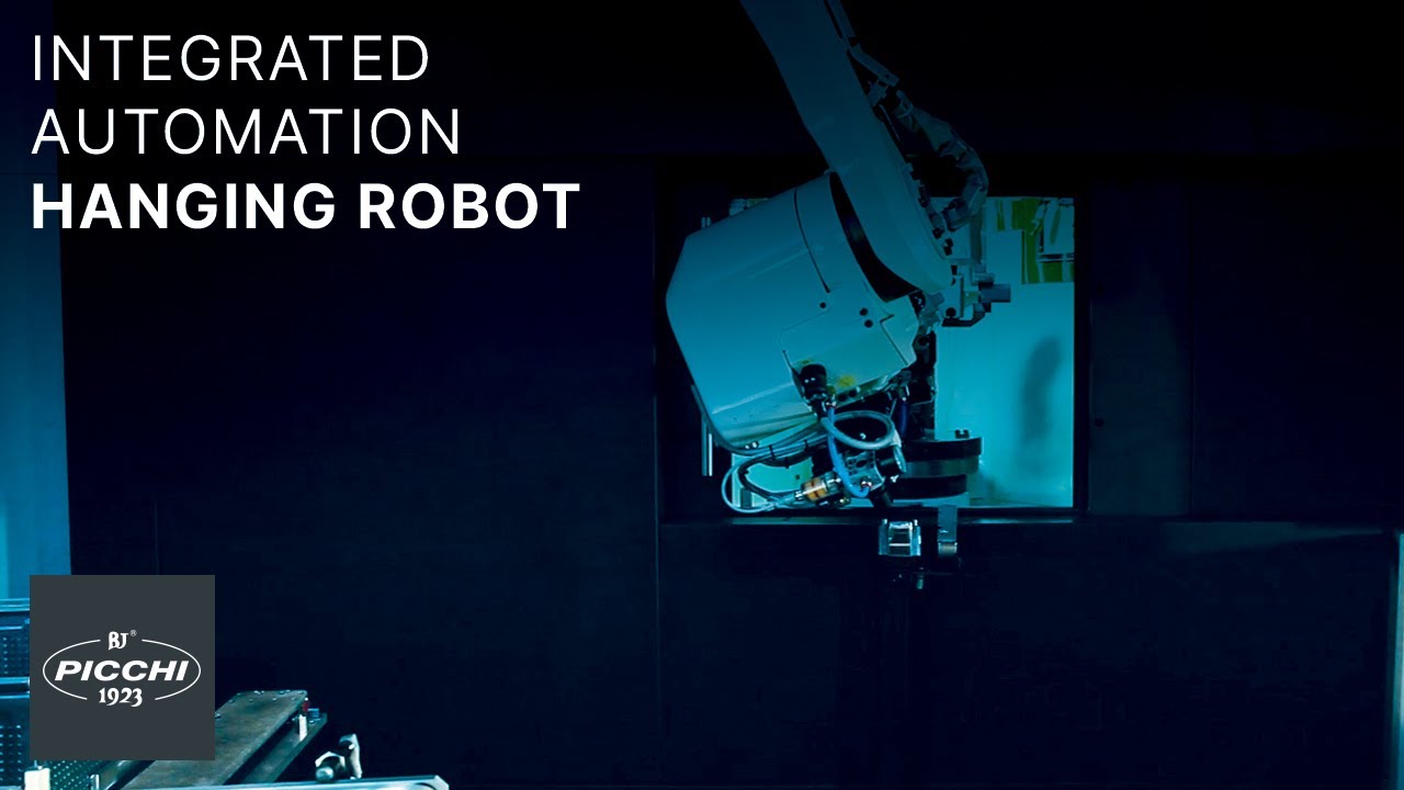 INTEGRATED AUTOMATION HANGING ROBOT - YouTube