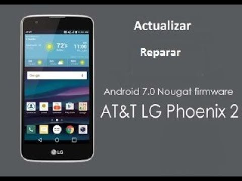 Actualizar o reparar LG K371 phoenix 2 a version 7.0 Nougat - YouTube