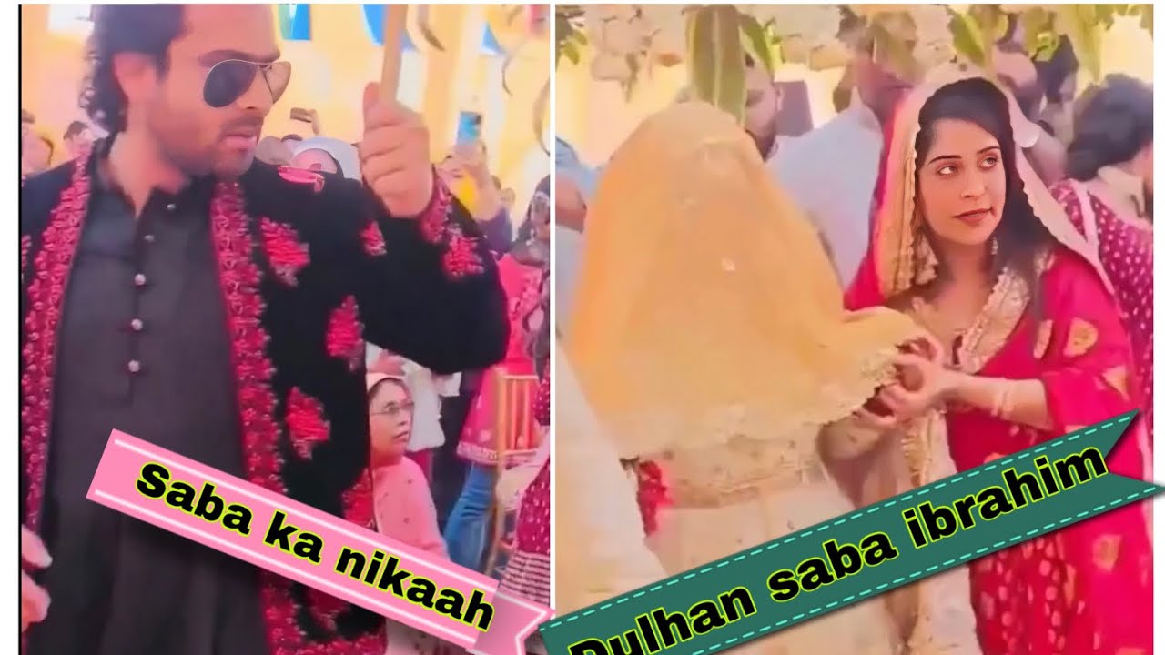 Saba ibrahim nikaah ceremony! Full ibrahim family emotional ! Dulhan ...