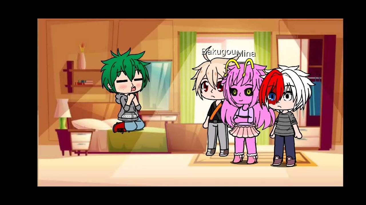 mha - gacha life (deku in dress + bkdktd) enjoy! 💚♥️🧡 🙂 ~read desc ...