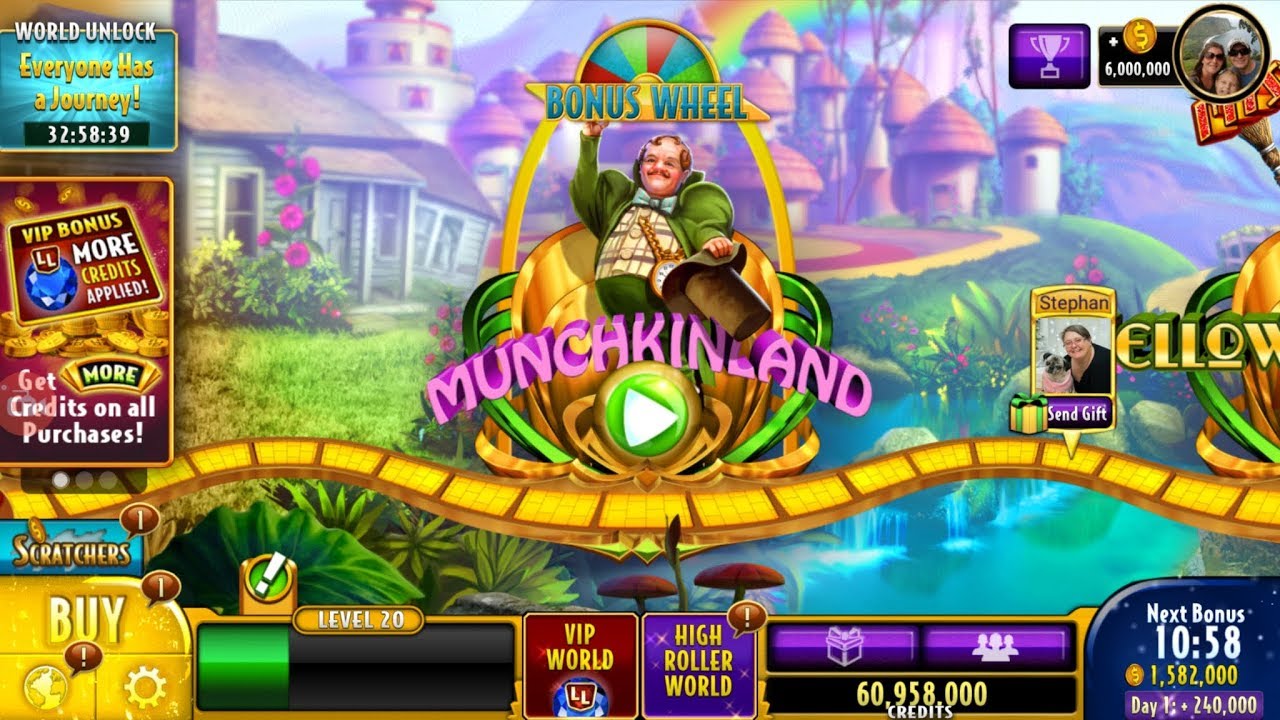 $70 MILLION coin win! On Munchkin Land slot machine - Wizard of Oz ...