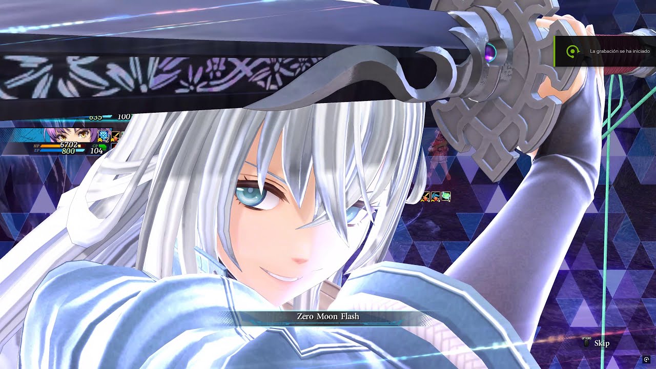 Kuro no Kiseki II - Shizuna S Craft - Zero Moon Flash - YouTube