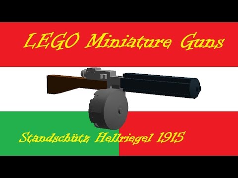 LEGO Miniature Guns: Battlefield 1 Standschütz Hellriegel M1915 - YouTube