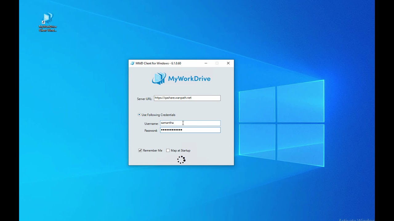 Using MyWorkDrive Map Drive Clients with Office Online - YouTube