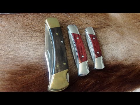 Comparing the Buck 110, 501 & 503 folding knives - YouTube