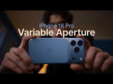 iPhone 18 Pro Variable Aperture | Gunho Lee