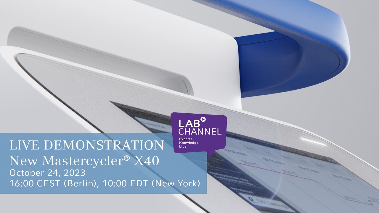 Live Demonstration of the New Mastercycler® X40 | Raise Your Standard ...