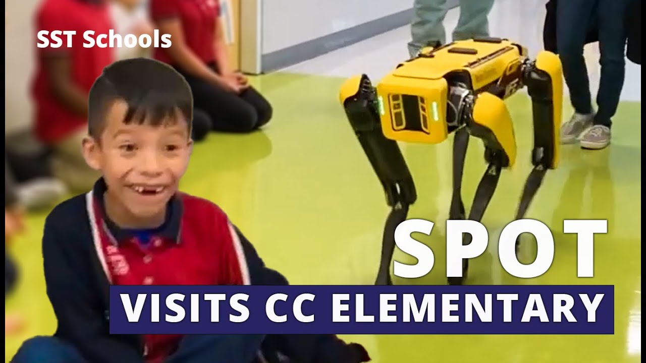 Boston Dynamic's "Spot" Visited SST Elementary in Corpus Christi ...