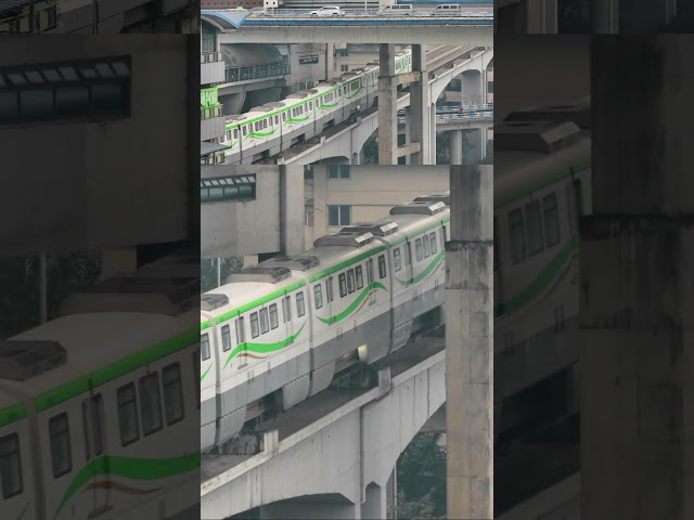 重慶モノレール2号線 新型車両(Chongqing monorail Line 2) #shorts | モノレールチャンネル ...
