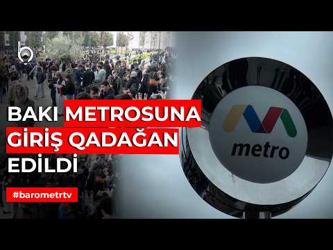 SON DƏQİQƏ! Bakı Metrosunda Nə Baş Verir? | Sərnişinlər Tuneldən Çıxarıldı... | Barometr TV