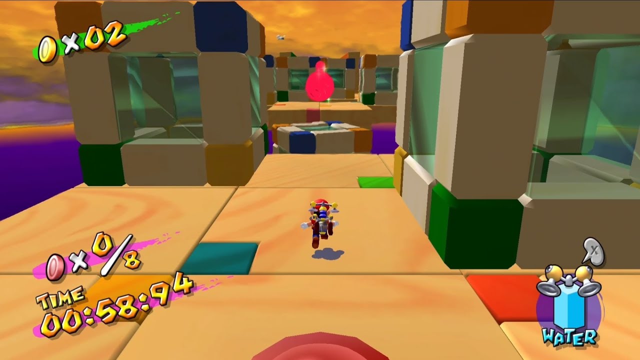 Super Mario Sunshine☀️: Red Coin Shine Sprite in The Secret of Casino ...