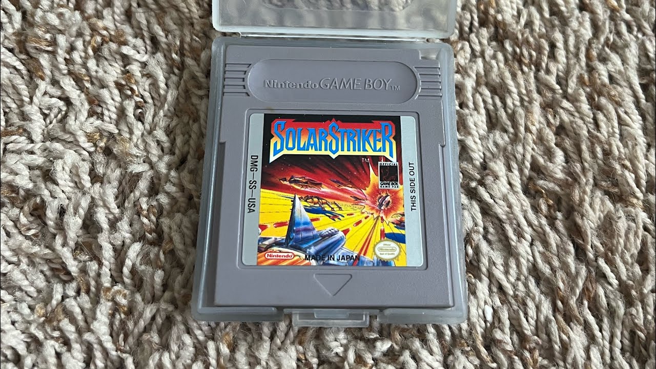 Mail time episode one-Solar Striker for Nintendo Game Boy - YouTube