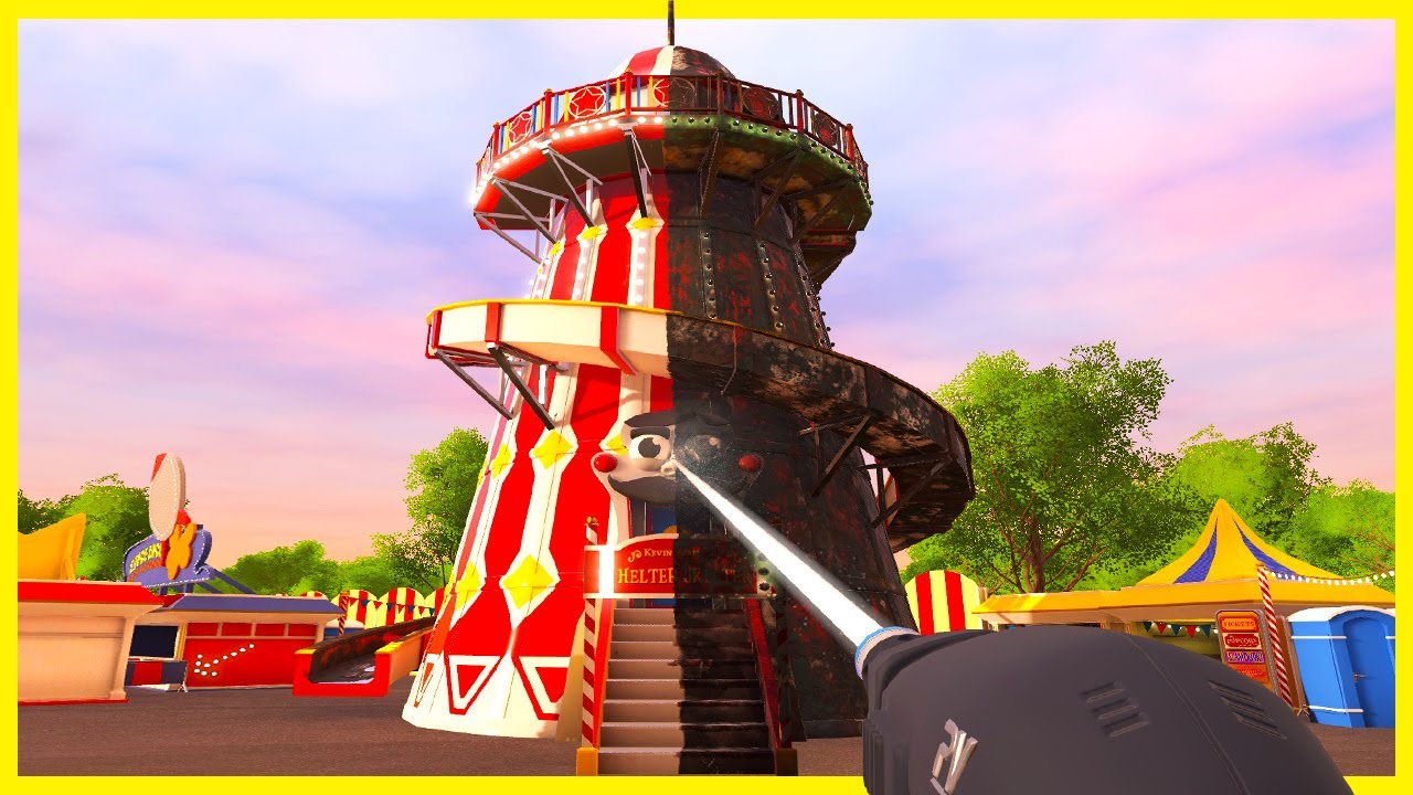 Cleaning Decades of Filth off of an Abandoned Amusement Park Ride ...