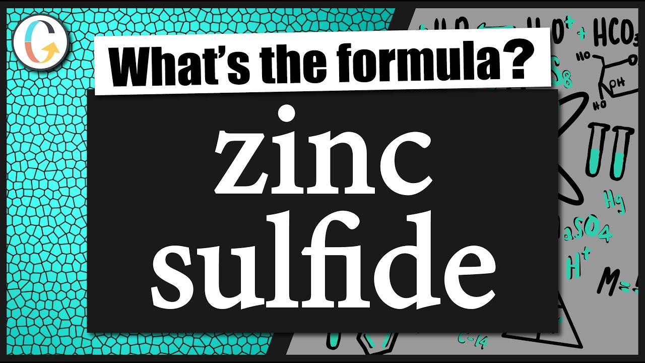How to write the formula for zinc sulfide - YouTube