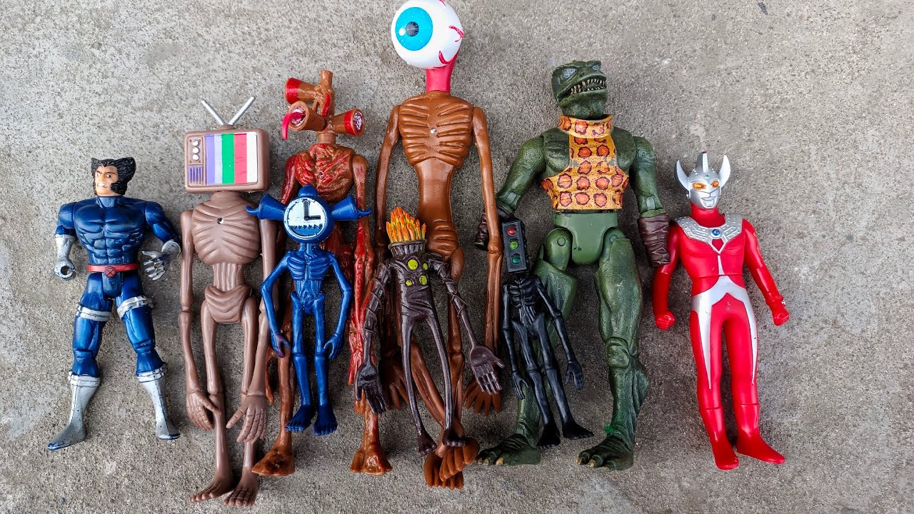 Mencari Mainan Horor. Nemu Monster Siren Head, Reptil, Tv Head, X Man ...