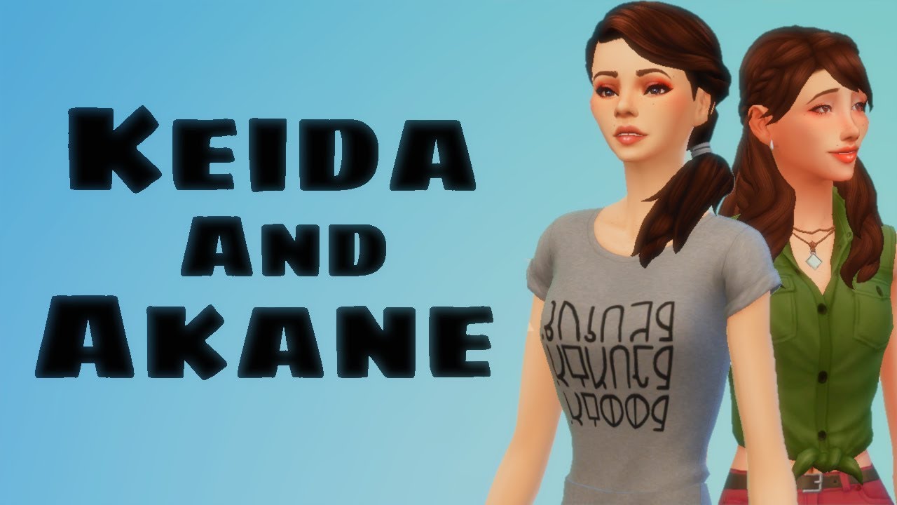 Keida and Akane Get a Makeover - CAS (Sims 4) - YouTube